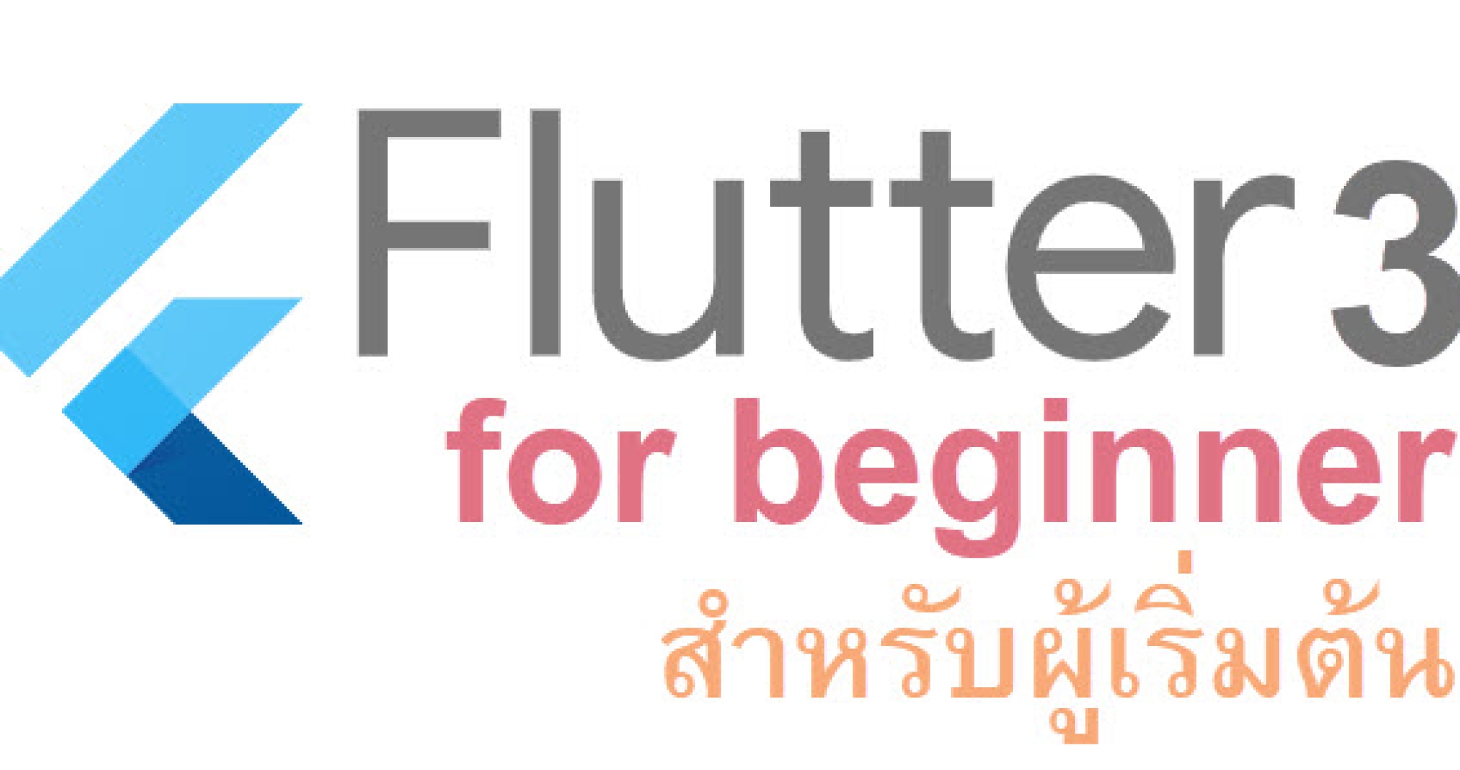Flutter 3 for beginner (สำหรับผู้เริ่มต้น) เรียน สอน จัดอบรม คอร์ส ...